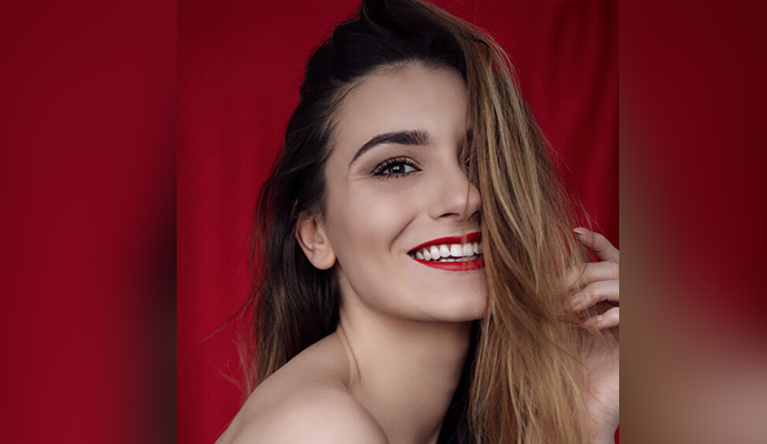 Violeta Popov aus Pforzheim steht im Finale der Miss-Bambi-Wahl ...